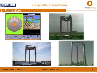 Beam down solar towers -- torres solares tipo beam-down | PPT