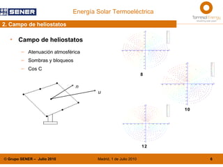 Beam down solar towers -- torres solares tipo beam-down | PPT