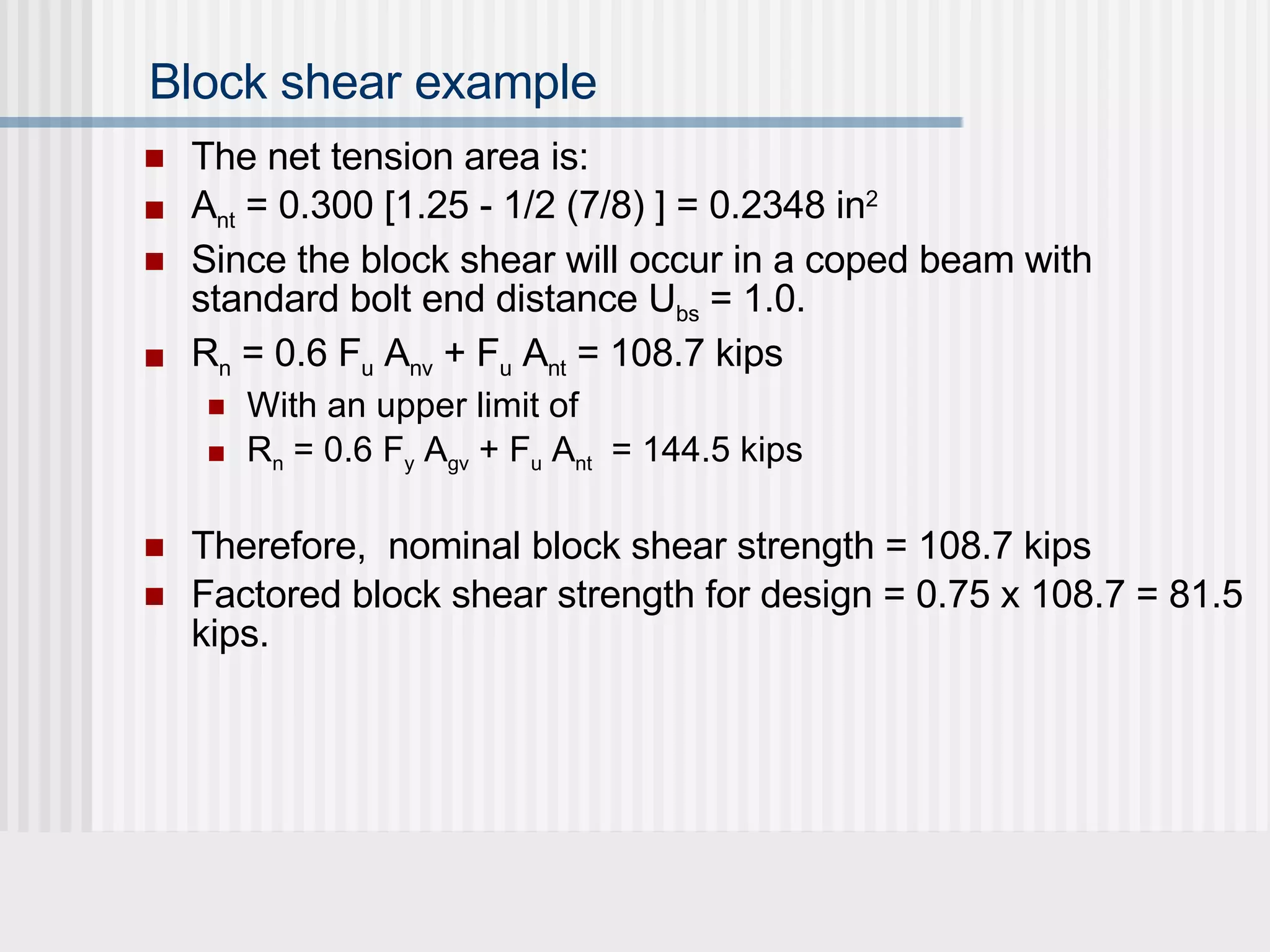 Design of Beam for Shear | PPT