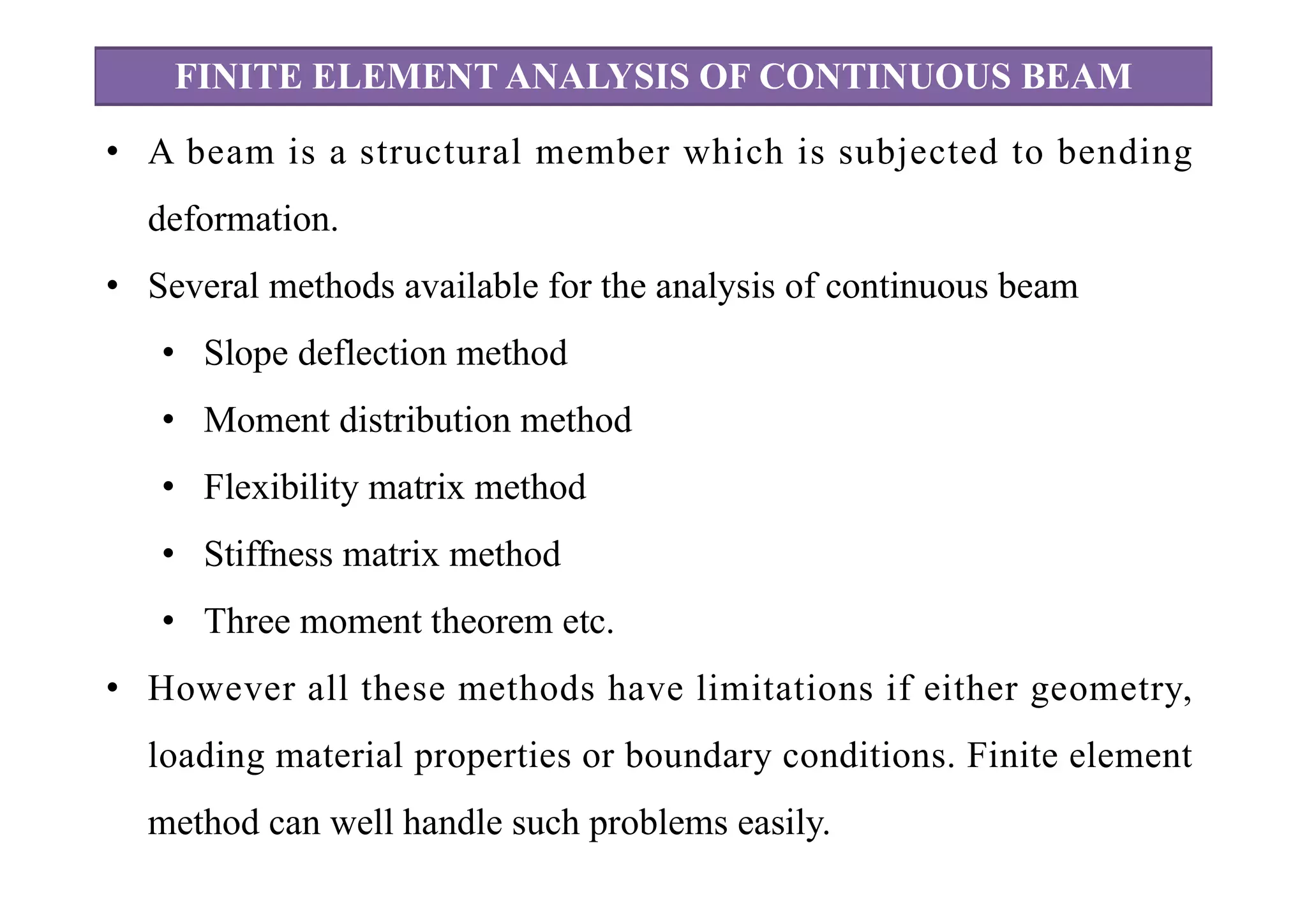 Stiffness matrix method of indeterminate beam-1 | PDF