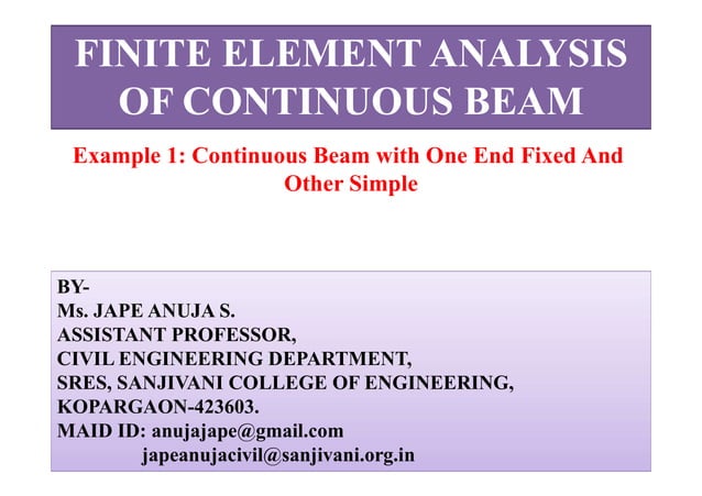 Stiffness matrix method of indeterminate beam-1 | PDF