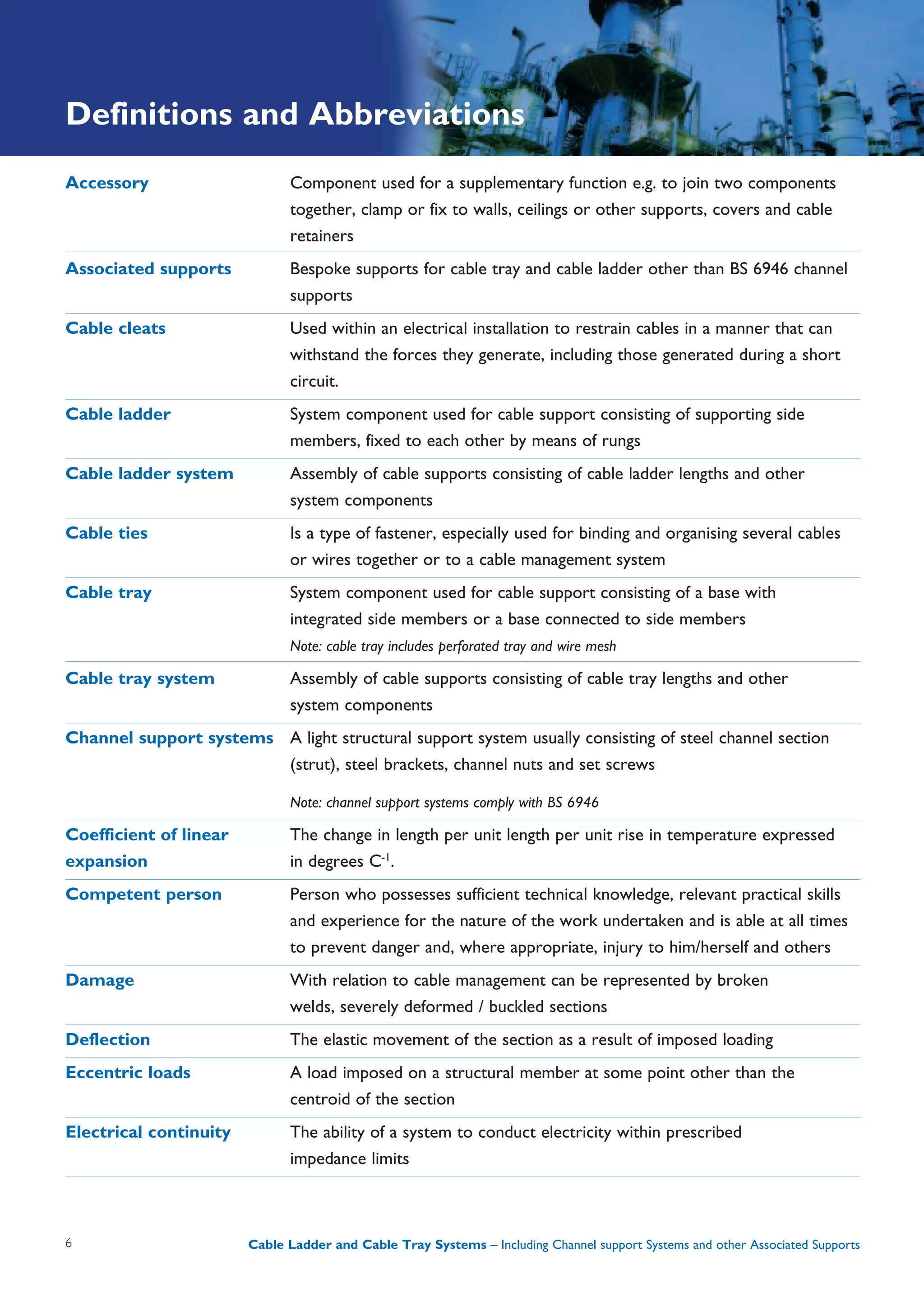 BEAMA Best Practice Guide to Cable Ladder & Cable Tray Systems | PDF