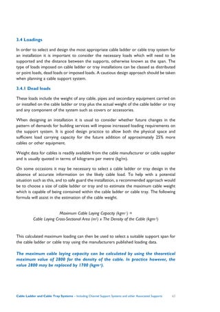 BEAMA Best Practice Guide to Cable Ladder & Cable Tray Systems | PDF