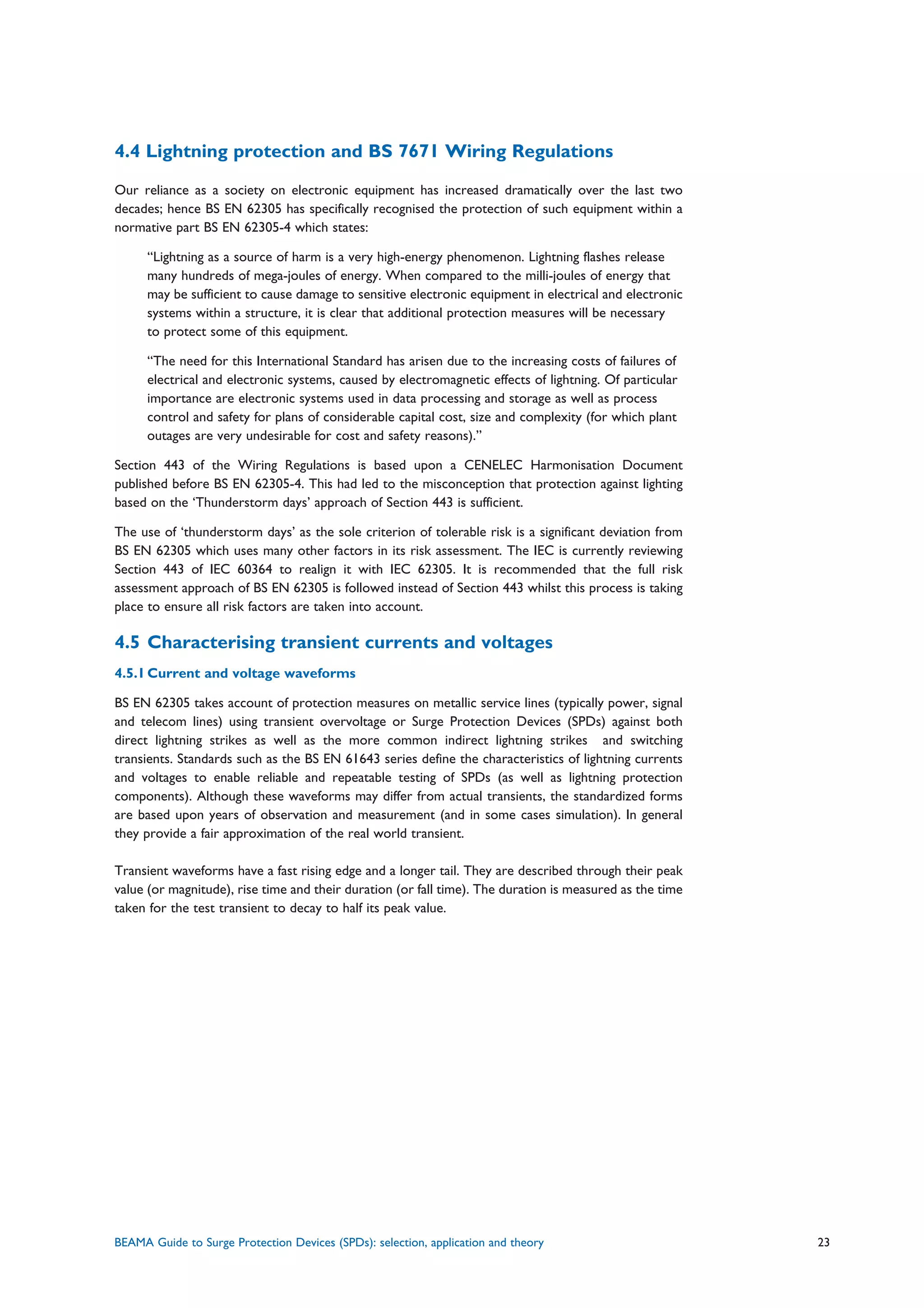 BEAMA Guide To Surge Protection Devices (SPD's) - Selection ...