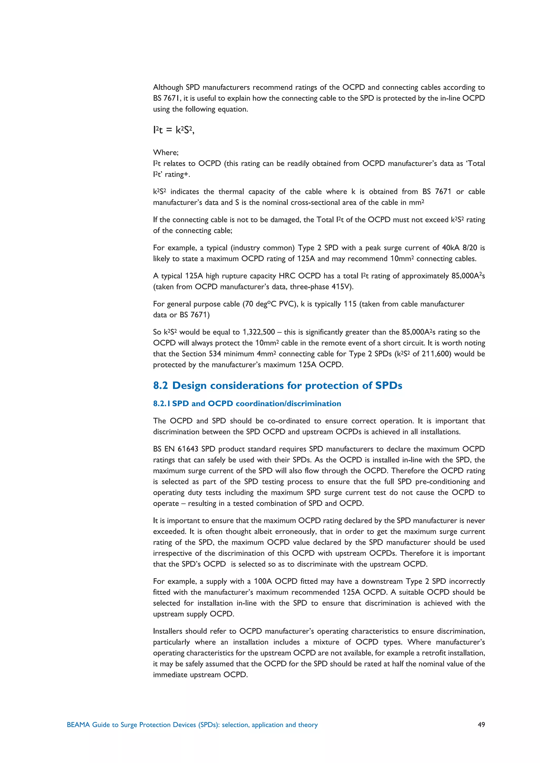 BEAMA Guide To Surge Protection Devices (SPD's) - Selection ...