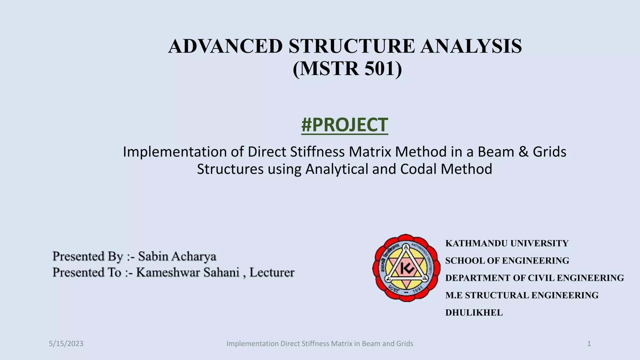 Beam and Grid Sabin Presentation.pptx