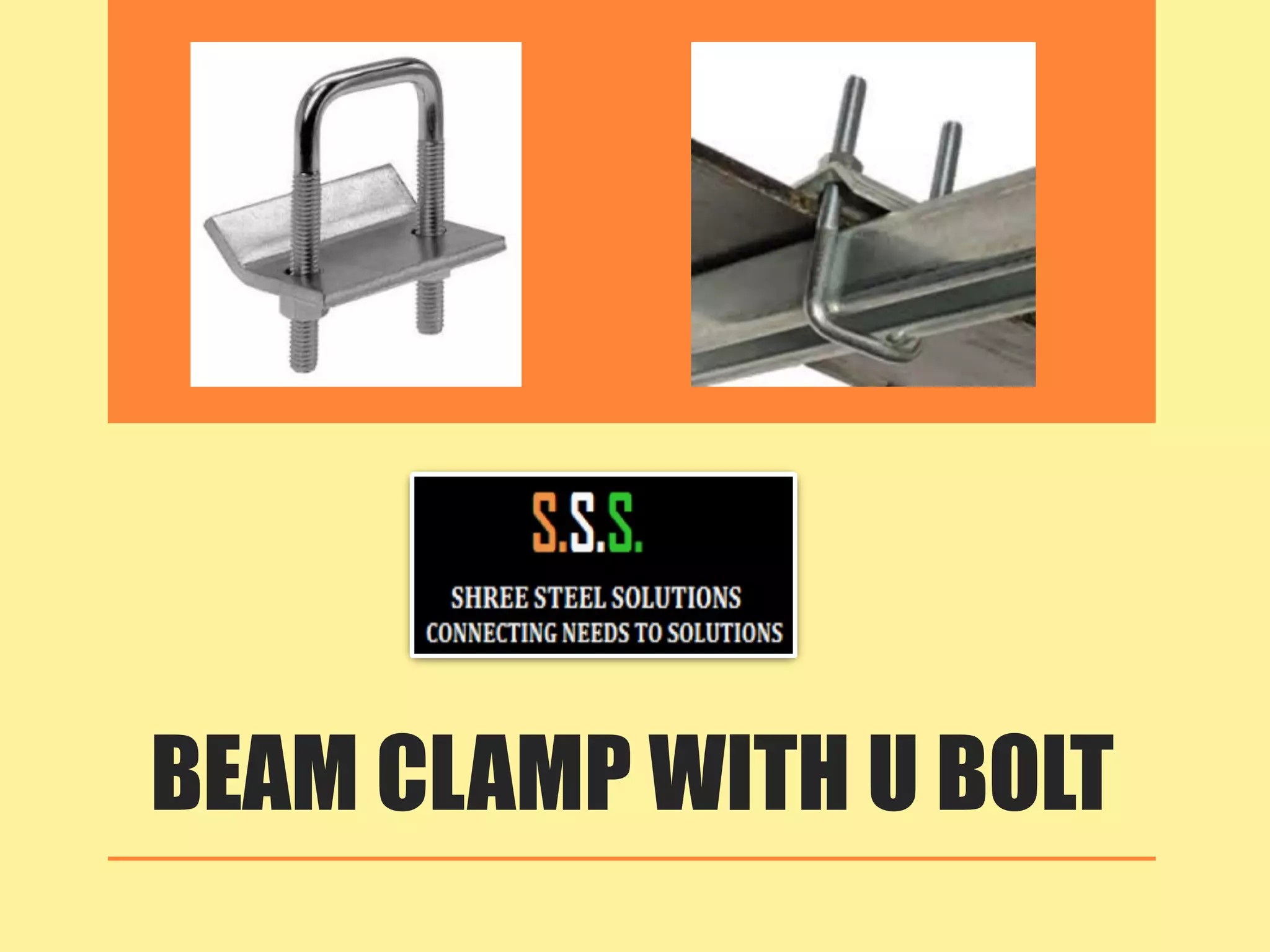 Beam clamp with u bolt tech. sheet | PDF