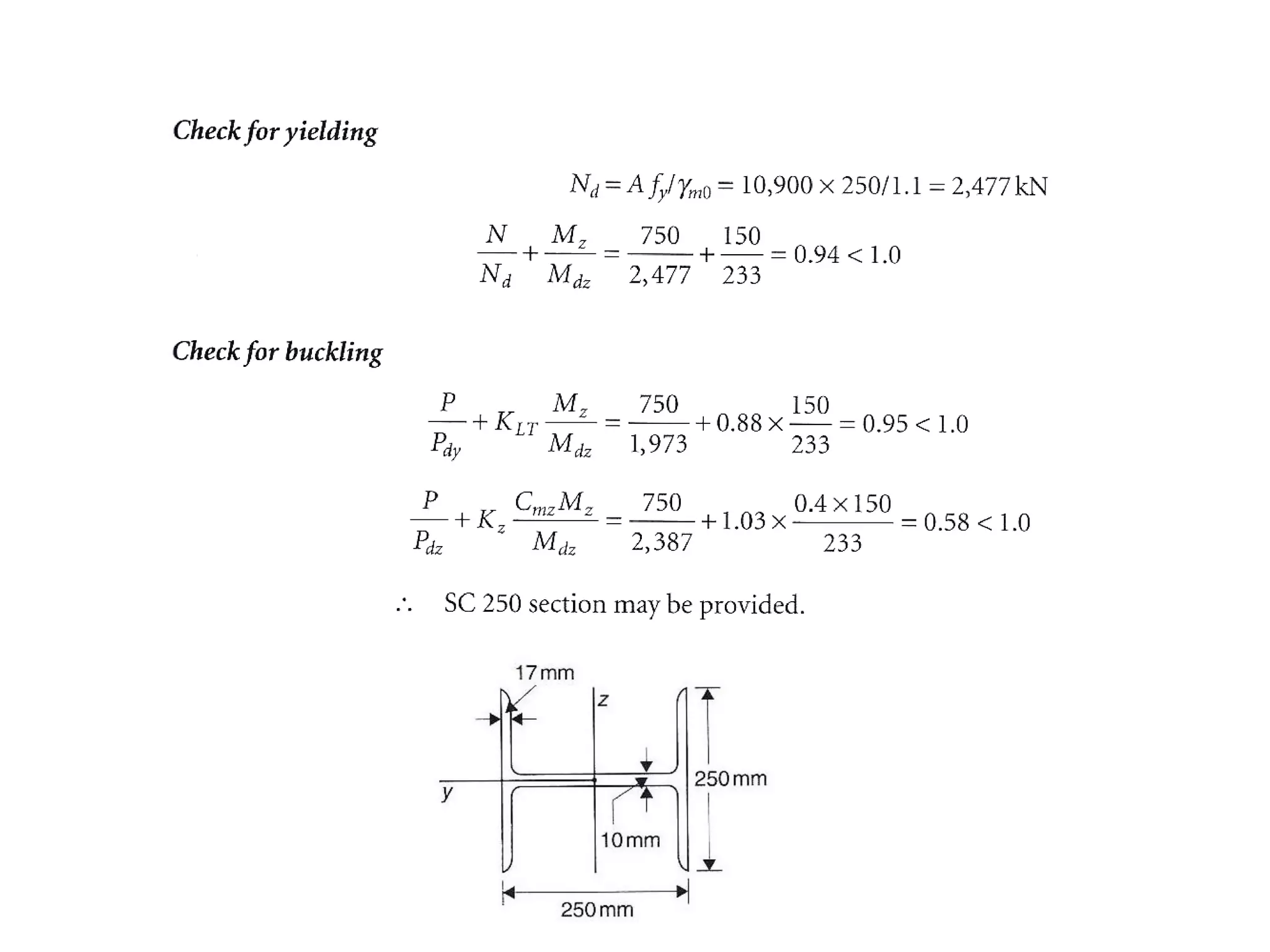 Beam column design | PDF