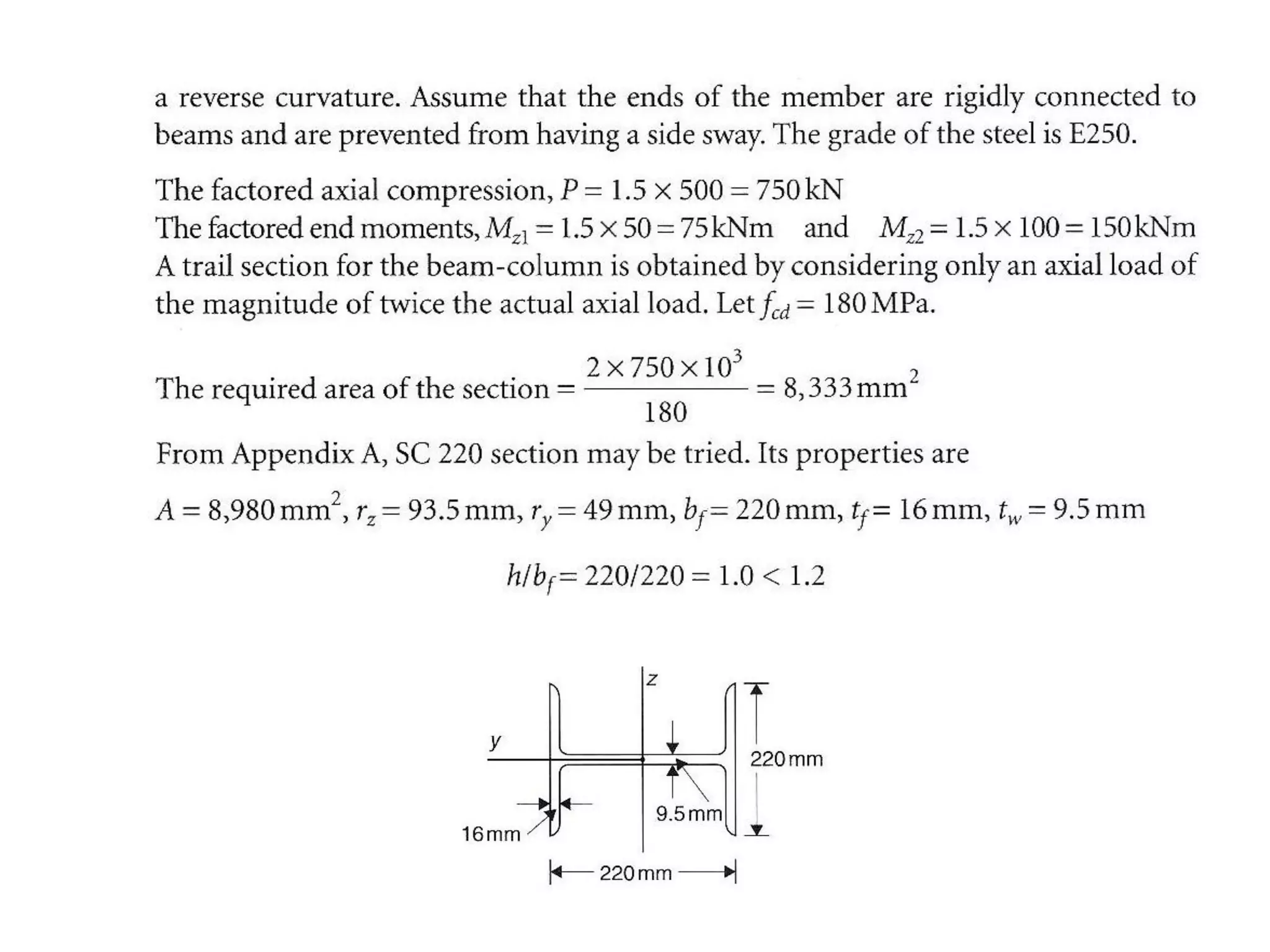 Beam column design | PDF