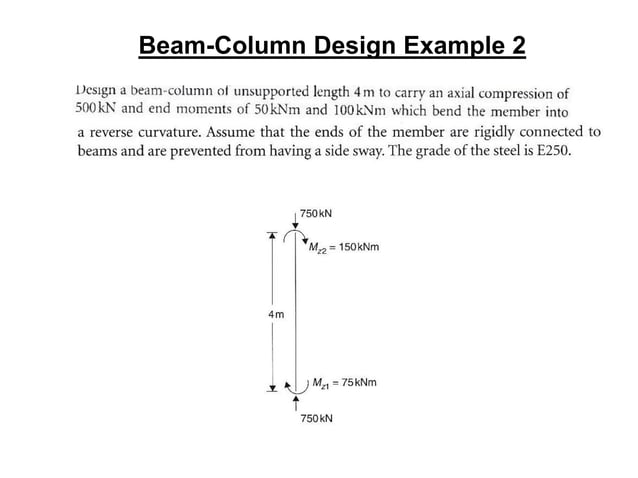 Beam column design | PDF