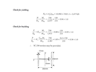 Beam column design | PDF