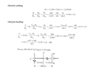 Beam column design | PDF