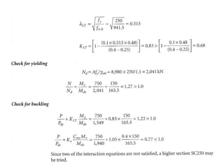 Beam column design | PDF