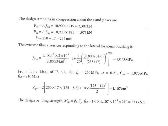 Beam column design | PDF
