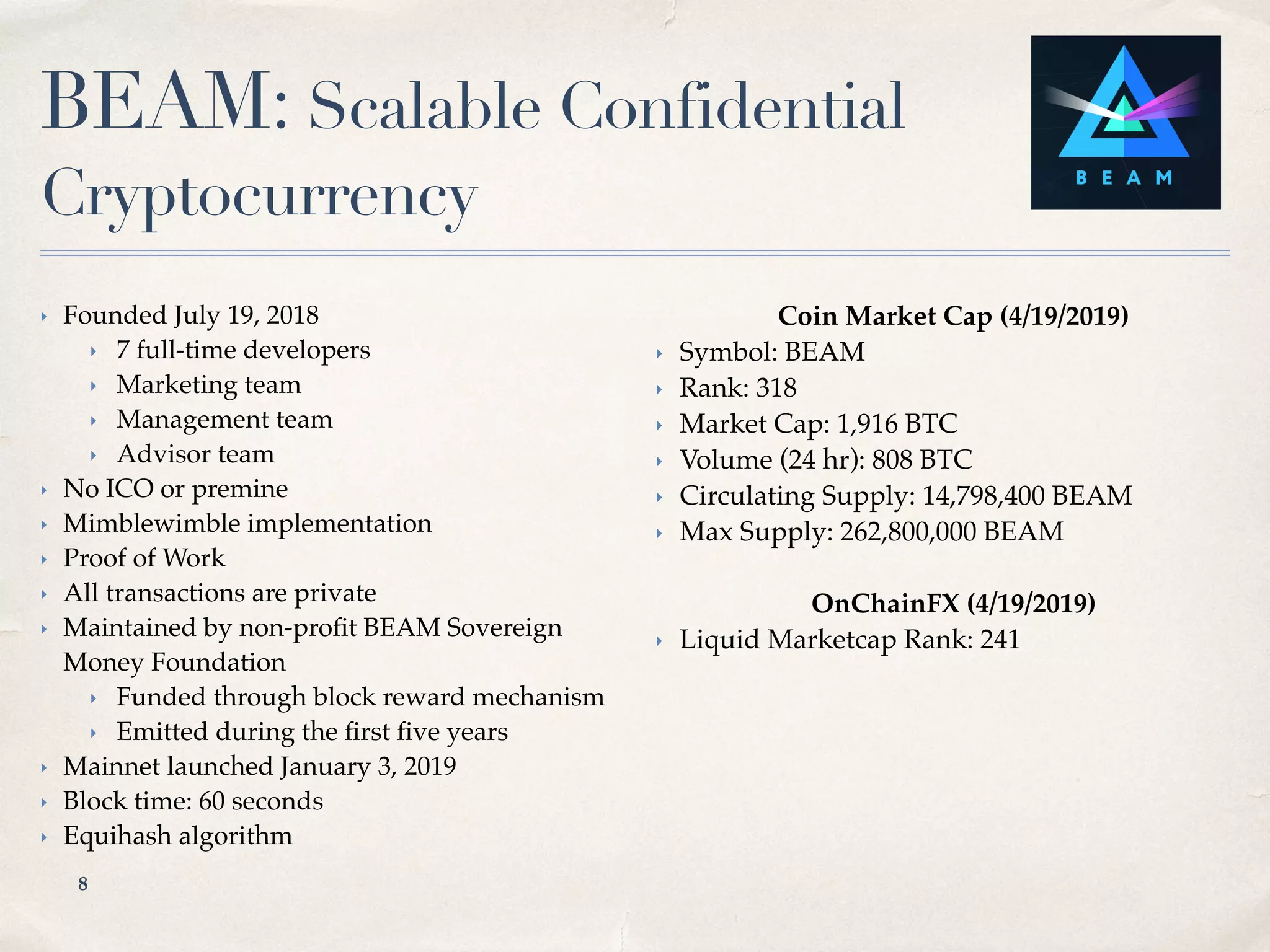 BEAM Marketing Profile | PDF | Currencies | Economy