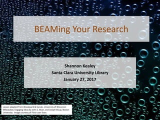 BEAMing Your Research | PPT