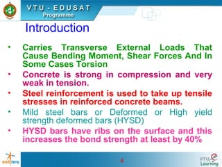 Beam Design and Drawing of RCC Structures | PPT
