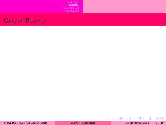 Beamer Presentation | PPT
