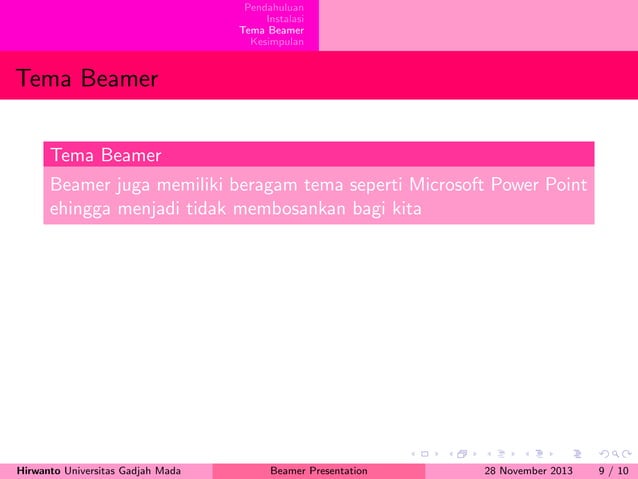 Beamer Presentation | PPT