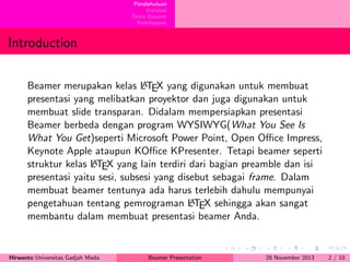 Beamer Presentation | PDF