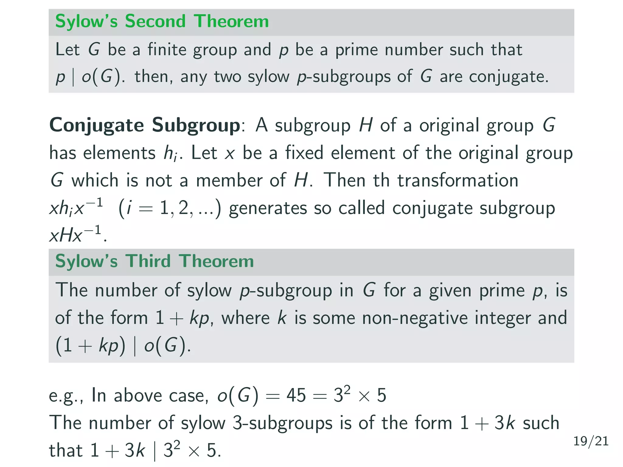 Group Theory and Its Application: Beamer Presentation (PPT) | PDF