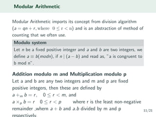 Group Theory and Its Application: Beamer Presentation (PPT) | PDF