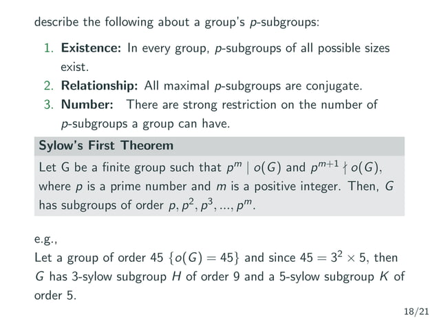 Group Theory and Its Application: Beamer Presentation (PPT) | PDF