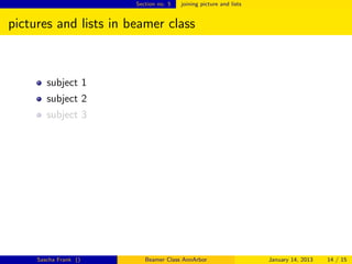 Beamer class-example8-ann arbor | PDF