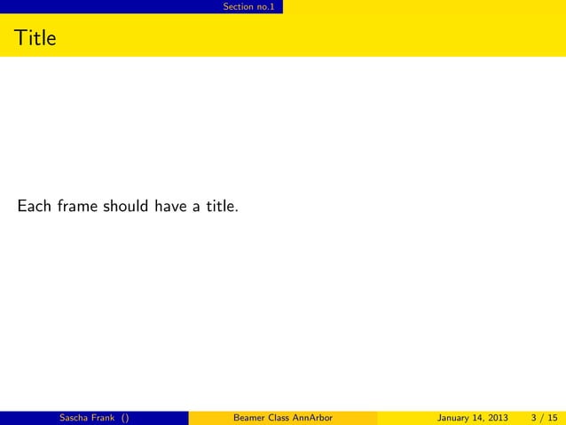 Beamer class-example8-ann arbor | PDF