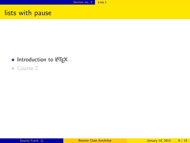 Beamer class-example8-ann arbor | PDF