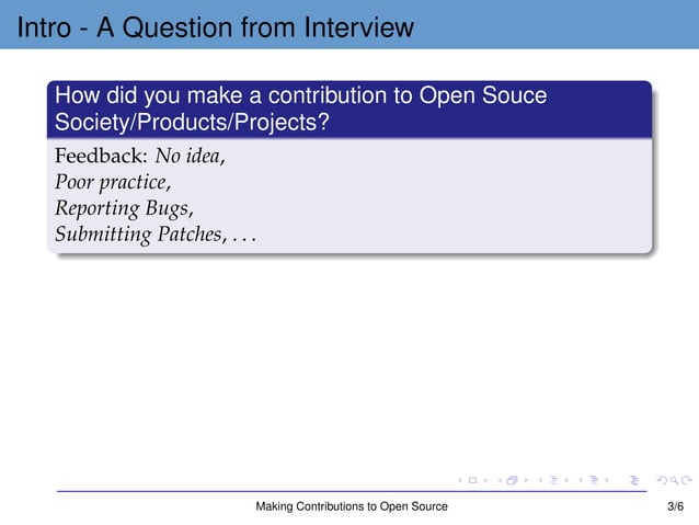 Making Contributions to Open Source | PDF