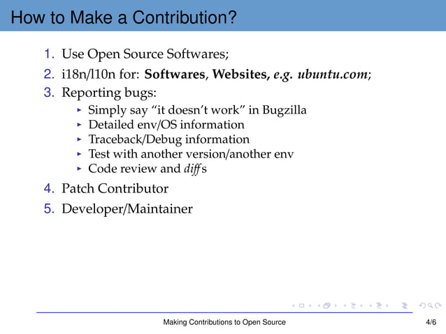 Making Contributions to Open Source | PDF
