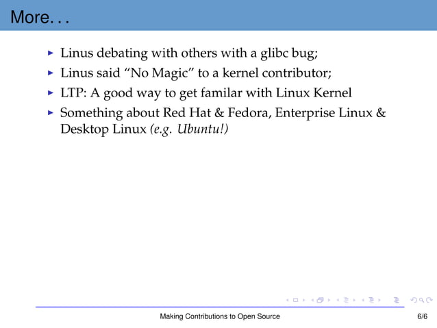 Making Contributions To Open Source Pdf