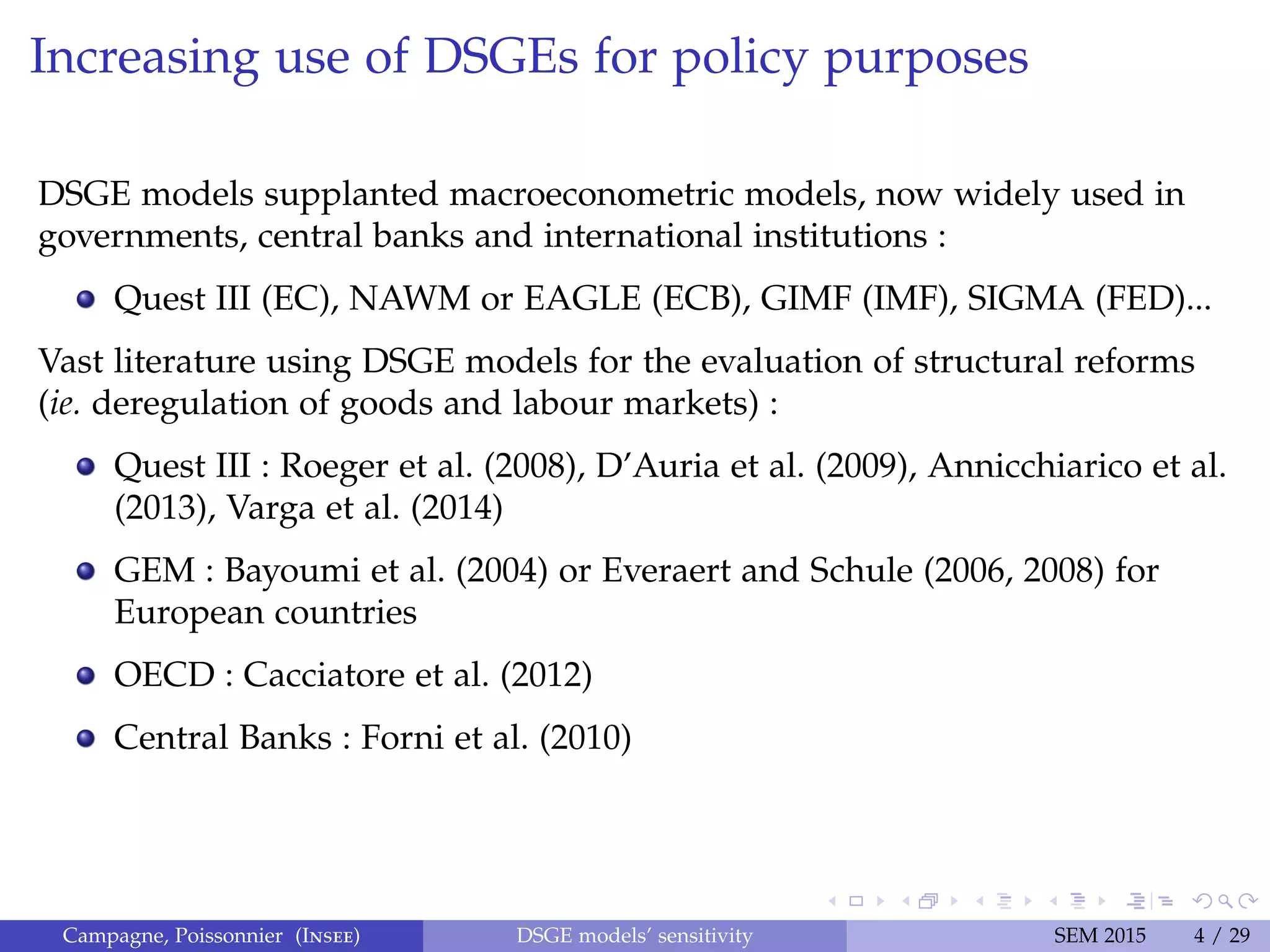 Structural reforms in DSGE models | PPT