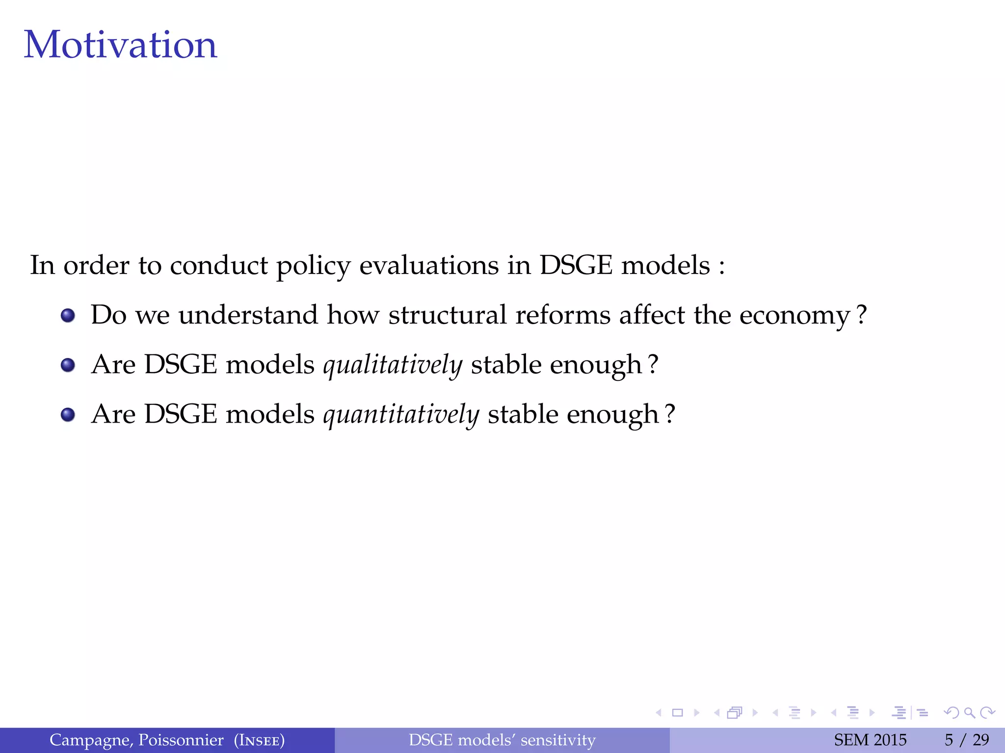 Structural reforms in DSGE models | PPT