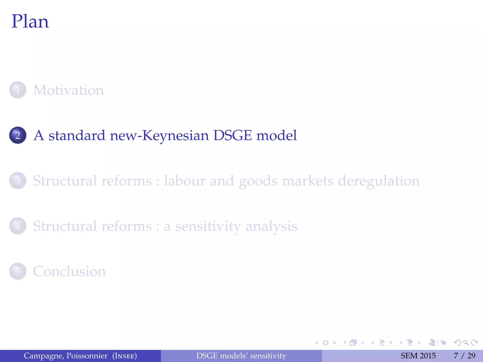 Structural reforms in DSGE models | PPT