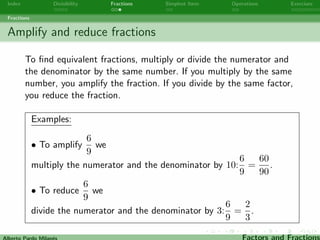 Fractions and multiples | PPT