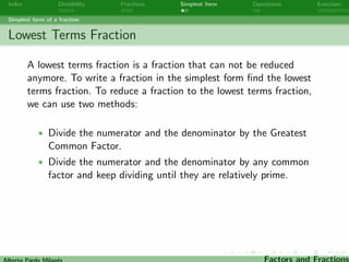 Fractions and multiples | PPT