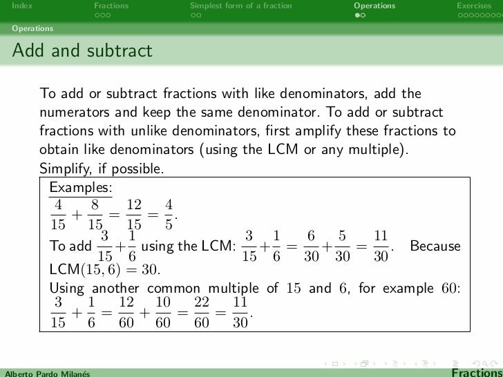 Simplify Fractions Definition