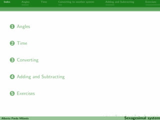 Sexagesimal system | PDF