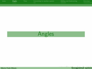 Sexagesimal system | PDF