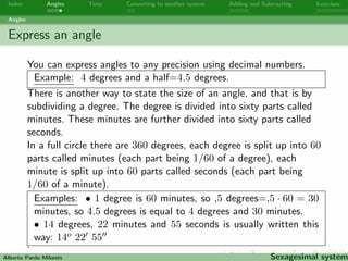 Sexagesimal system | PDF
