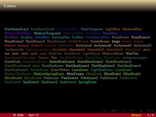 Beamer color test (black background) | PDF