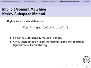An Introduction to Model Order Reduction | PDF