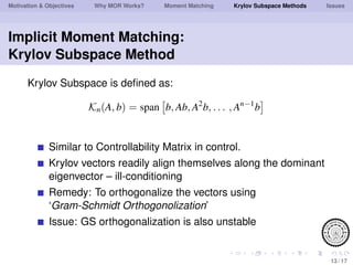 An Introduction to Model Order Reduction | PDF