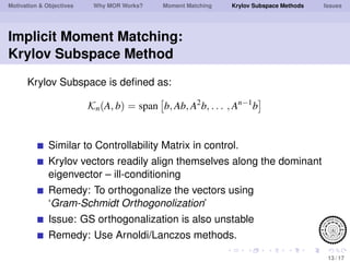 An Introduction to Model Order Reduction | PDF
