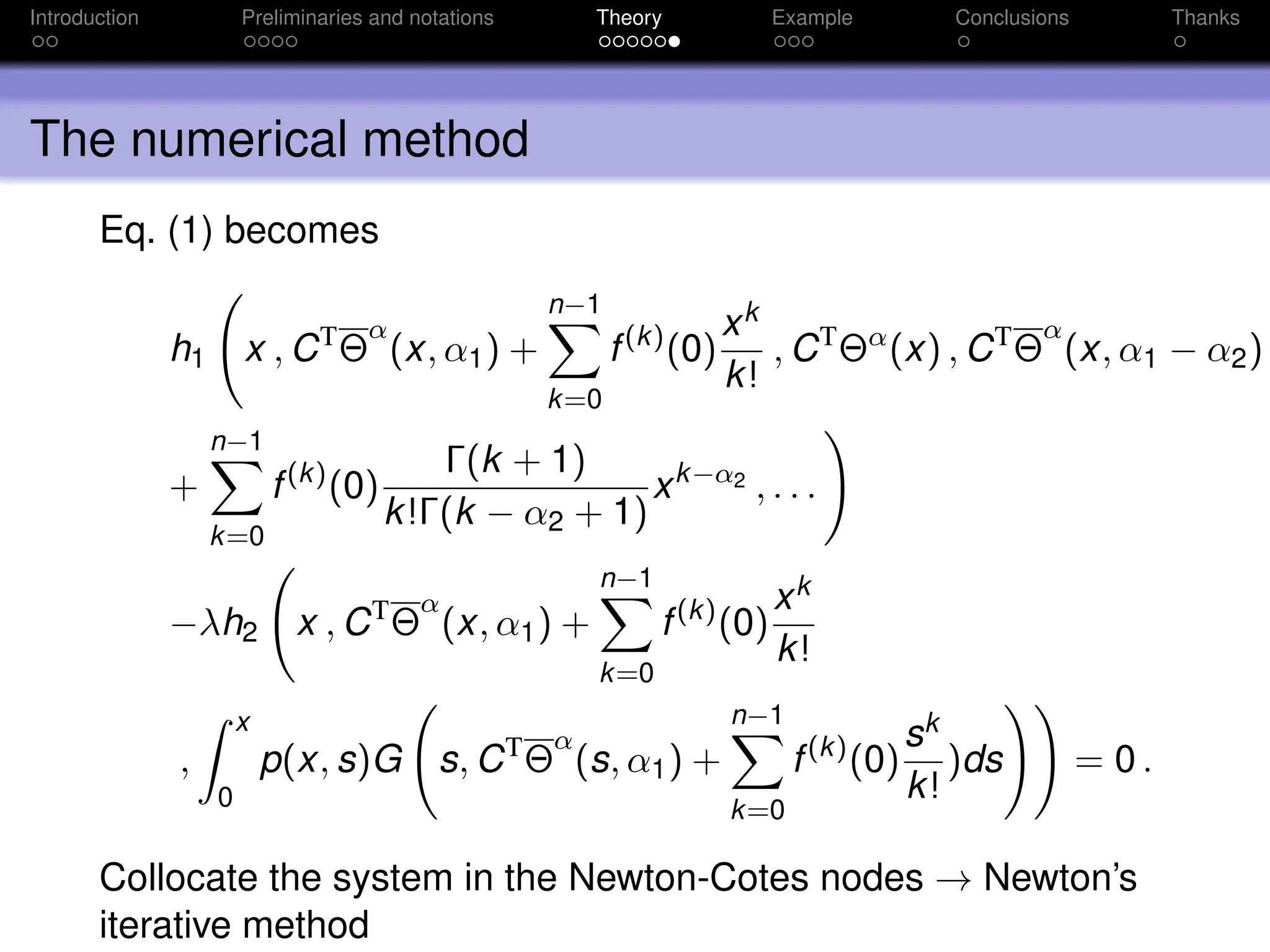 A numerical method to solve fractional Fredholm-Volterra integro-differential equations | PPT