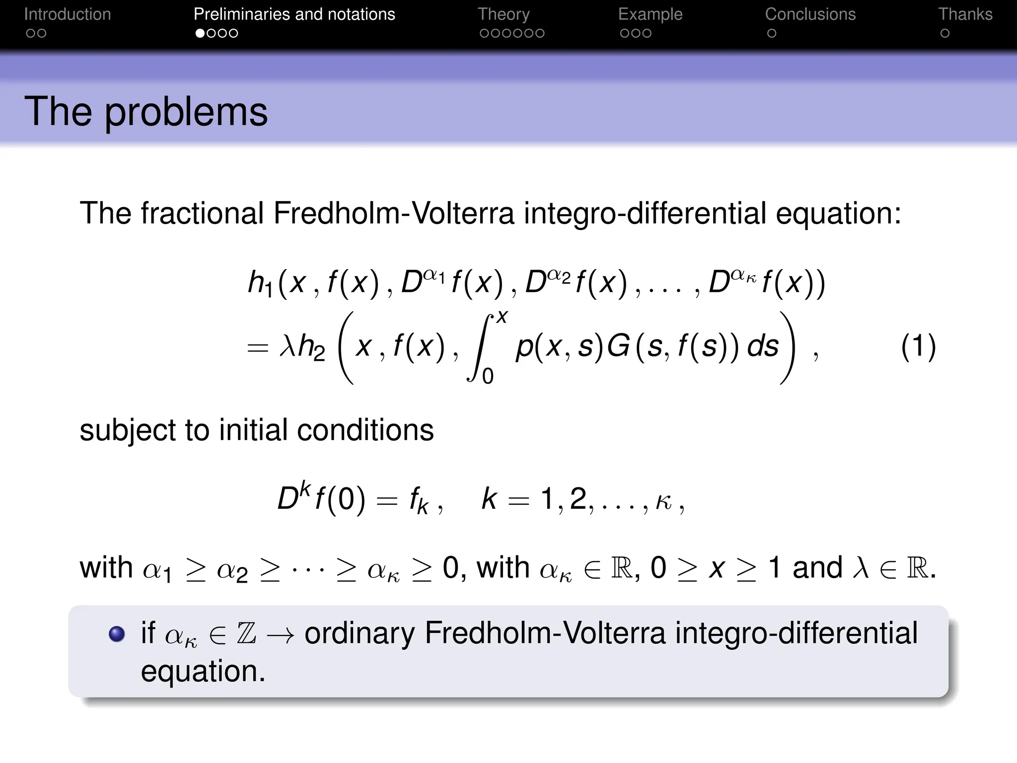 A Numerical Method To Solve Fractional Fredholm Volterra Integro Differential Equations Ppt