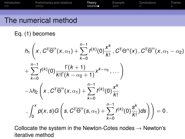 A numerical method to solve fractional Fredholm-Volterra integro-differential equations | PPT