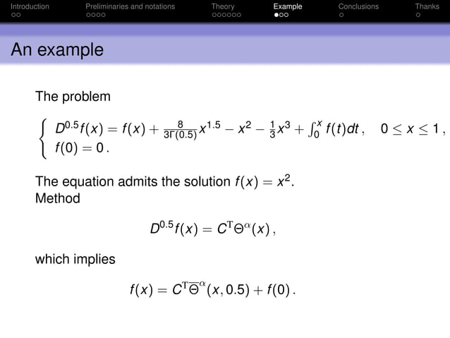 A numerical method to solve fractional Fredholm-Volterra integro-differential equations | PPT